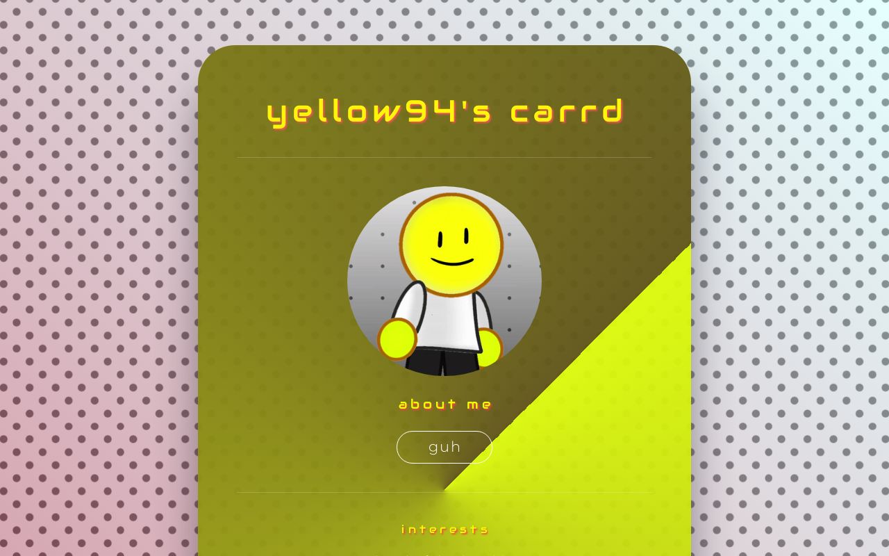 yellow94's carrd